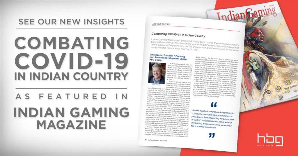As Featured in Indian Gaming: Dike Bacon Talks Covid Casino Resort ...
